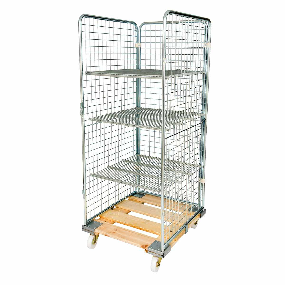 UDO BÄR Online Shop | Rollbehälter rolltainer® ADB mit 3 Wänden